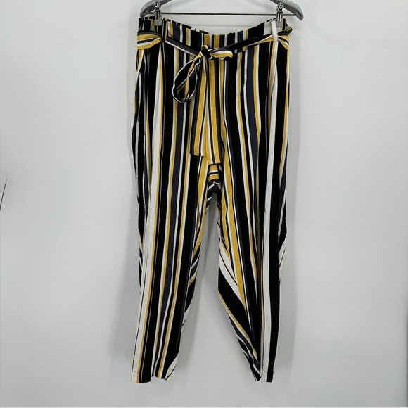 torrid | Pants & Jumpsuits | Torrid Belted Stripe Pants Plus Size 2 ...
